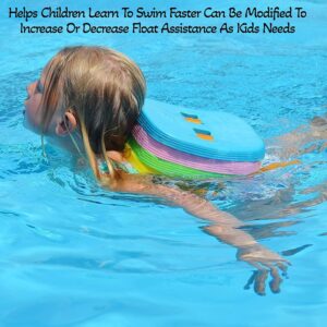 Swim Float Kids Back Belt: Pool Bubble Water Device Trainer