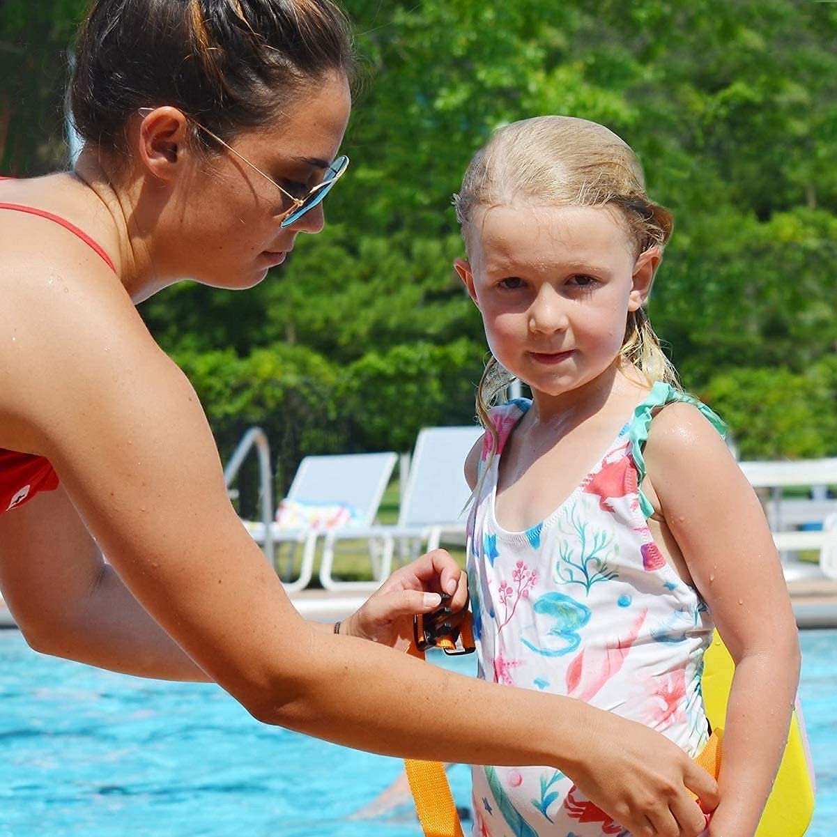 Swim Float Kids Back Belt: Pool Bubble Water Device Trainer