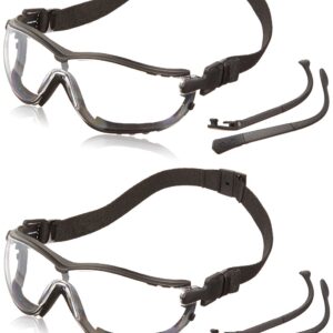 Pyramex V2G Safety Glasses (Clear Anti-Fog Lens GB1810ST) (2 Pair)