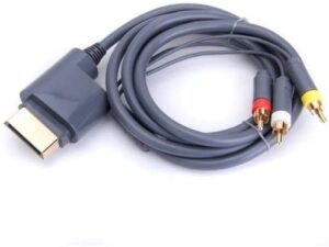 childmory av audio video optical cable cord for xbox 360 console video game