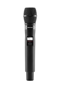 shure qlxd2/ksm9hs wireless handheld microphone transmitter with ksm9hs capsule (receiver sold separately) - v50 band