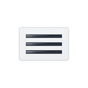 buildmart - 10x6 modern ac vent cover - decorative white air vent - standard linear slot diffuser - register grille for ceiling, walls & floors - texas buildmart