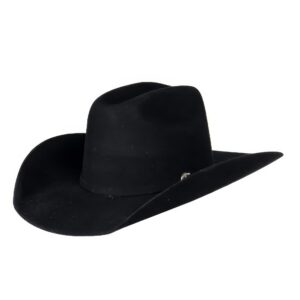 ariat youth wool maverick western cowboy hat, black, size l (fits up to 6-3/4")