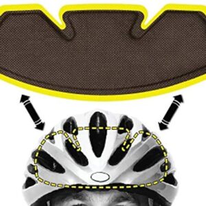 Bicycle & Bike Helmet Sweat Liner by NoSweat - Made in USA - Patented SweatLock Technology