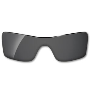 dynamix polarized replacement lenses for oakley batwolf oo9101 | easy to install | fit perfectly | solid black