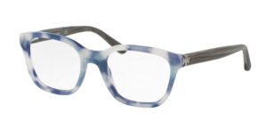 tory burch ty2073 eyeglass frames 1652-50 - blue moonstone ty2073-1652-50