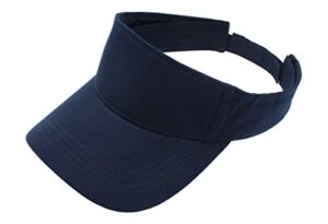 top level sun sports visor men women - one size cap hat,navy