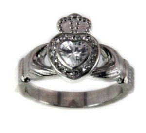 t13 stainless steel claddagh ring irish love tradition heart and crown (10)