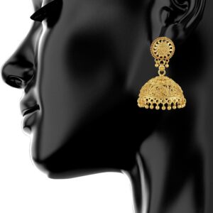 Bodha Traditional Gold Jhumkis (SJ_45)