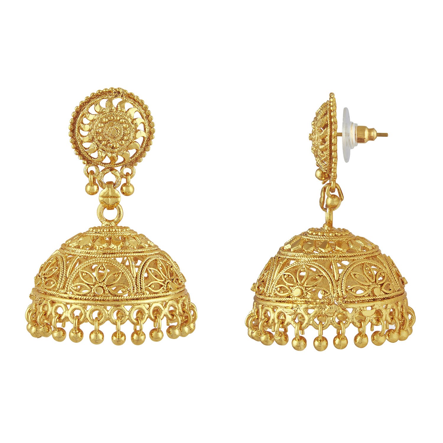 Bodha Traditional Gold Jhumkis (SJ_45)