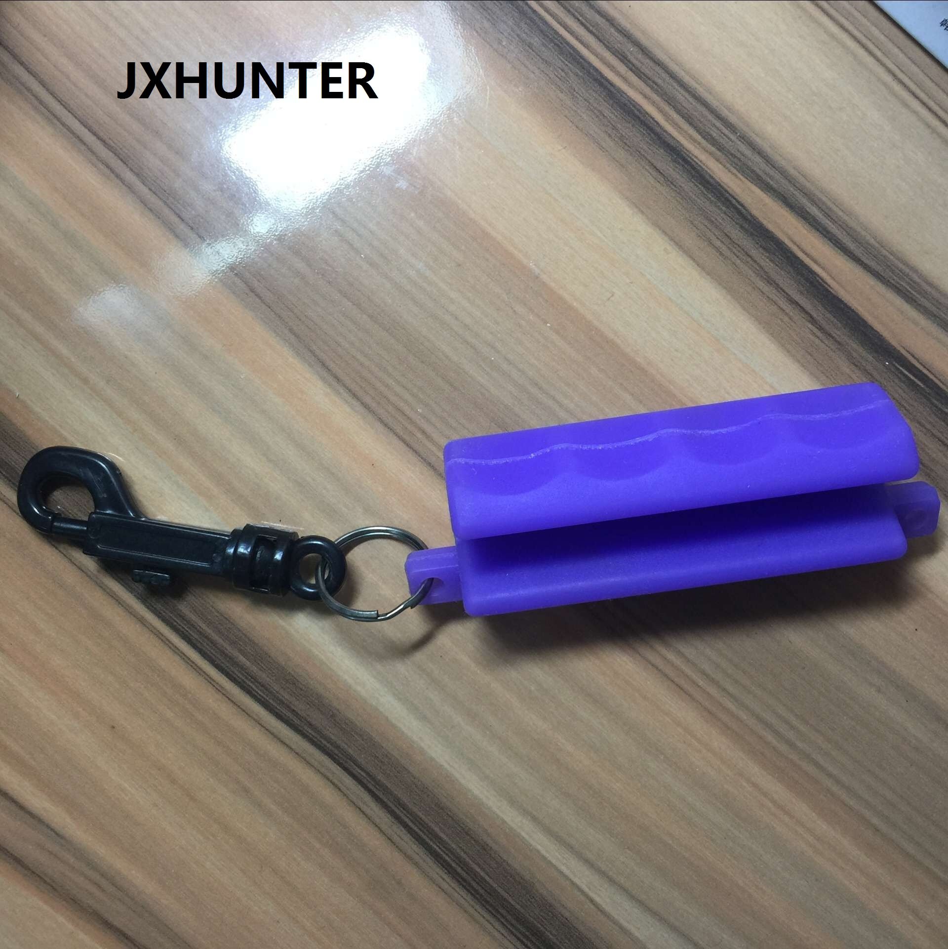 JIEXI HWYP Silicone Rubber Archery Arrow Puller with Keychain Pack of 1 (Purple)