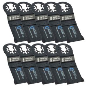 versa-tool db10b versa tool 35mm bi-metal blade compatible with fein multimaster, dremel, bosch, craftsman, ridgid oscillating tools / 10pk