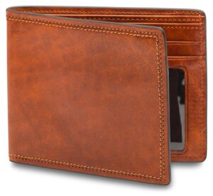 bosca men’s wallet, dolce leather executive i.d. wallet