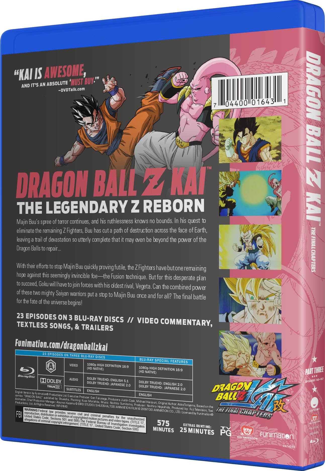 Dragon Ball Z Kai: The Final Chapters - Part Three [Blu-ray]