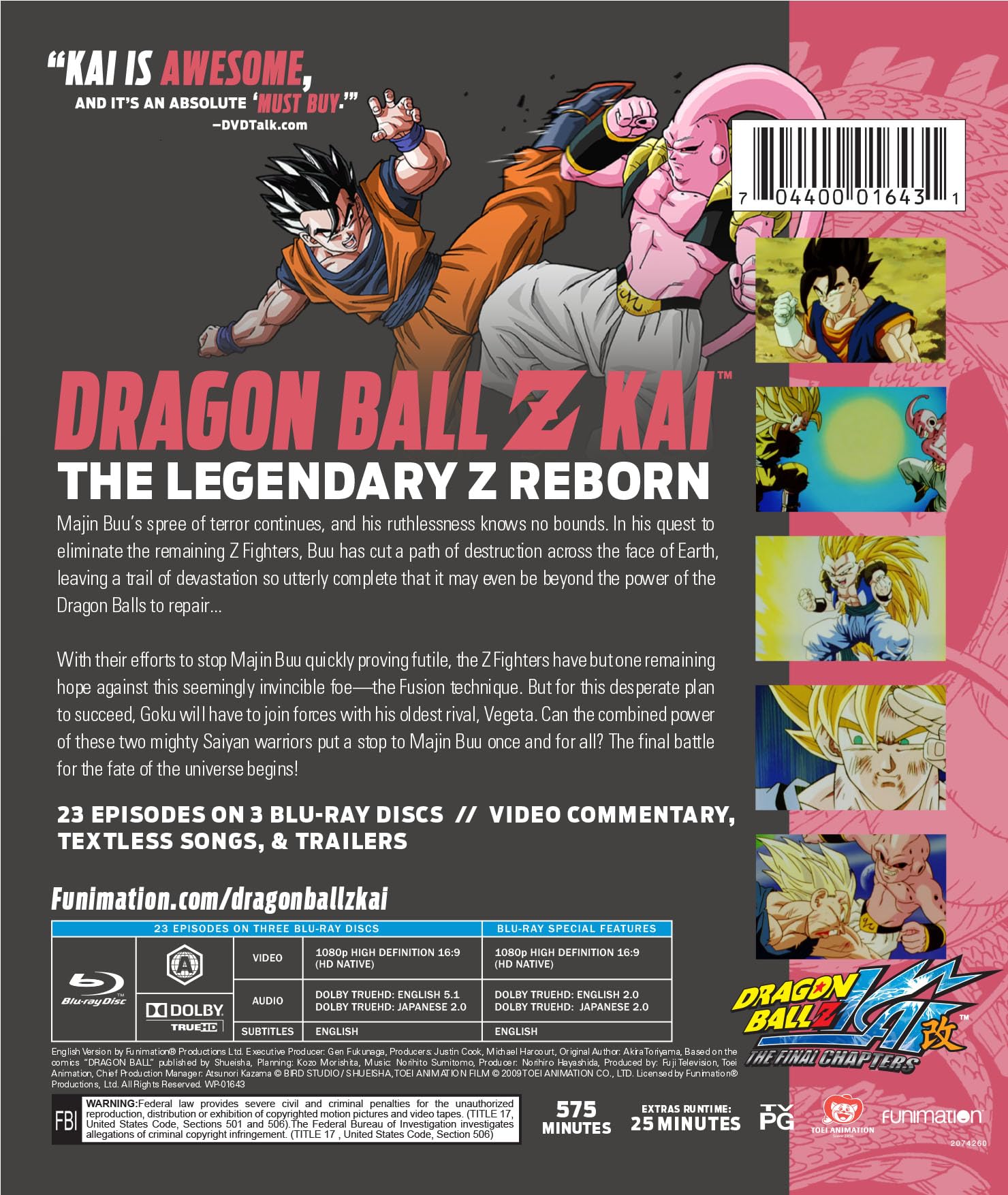 Dragon Ball Z Kai: The Final Chapters - Part Three [Blu-ray]