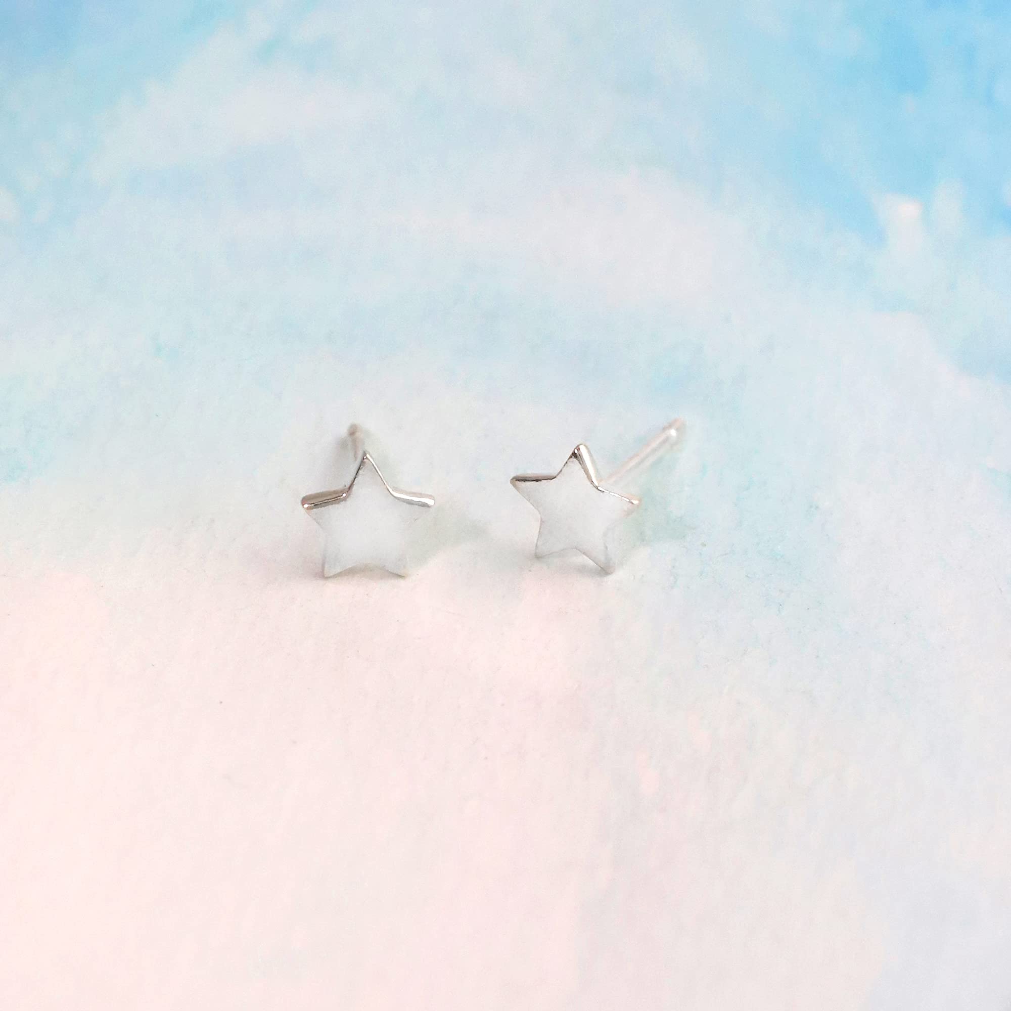 Boma Jewelry Sterling Silver Star Stud Earrings