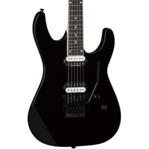 dean modern 24 select floyd rose electric guitar, classic black