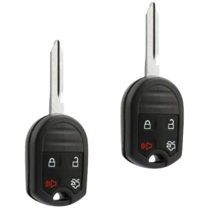 car key fob keyless entry remote fits ford, lincoln, mercury, mazda (cwtwb1u793 4-btn) - guaranteed to program