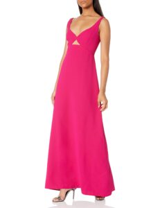 jill jill stuart women's gown with keyhole, punch, 4