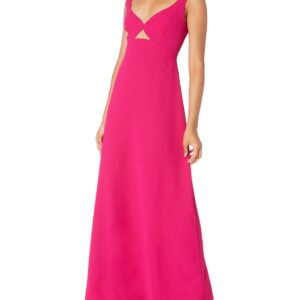 Jill Jill Stuart Women's Gown with Keyhole, Punch, 4