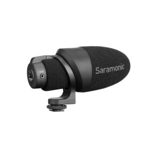 saramonic shotgun microphone for dslr, mirrorless, video cameras, smartphones & tablets (cammic)