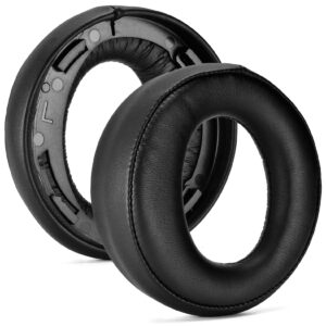 replacement black cushion ear pads earmuff earpads cup cover pillow compatible with sony ps3 ps4 gold wireless cechya-0083 stereo 7.1 virtual surround headphone headset