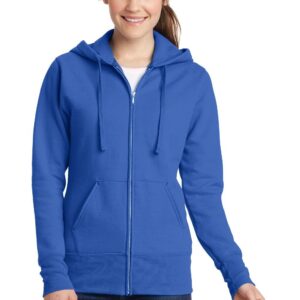 Port & Company Ladies Fleece Pullover Hooded Sweatshirt Royal