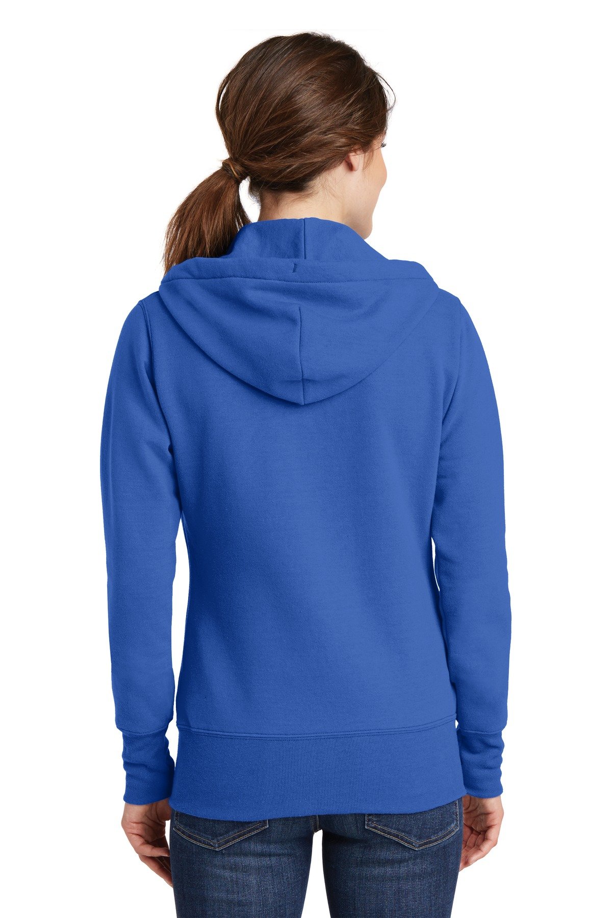 Port & Company Ladies Fleece Pullover Hooded Sweatshirt Royal