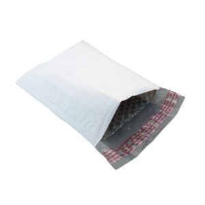 progo 50 ct #1 poly bubble mailers 7.5 x 11 inch bubble lined poly mailer. tear-proof, water-resistant and postage-saving lightweight shipping envelopes/bags.