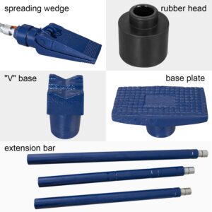 TCE TCE70401 Torin Portable Hydraulic Ram: Auto Body Frame Repair Kit with Blow Mold Carrying Storage Case, 4 Ton (8,000 lb) Capacity, Blue