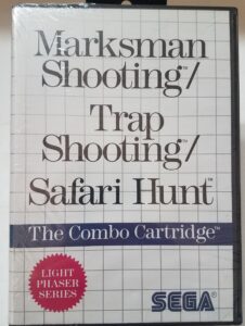 marksman shooting & trap shooting - sega master system (the combo cartridge)