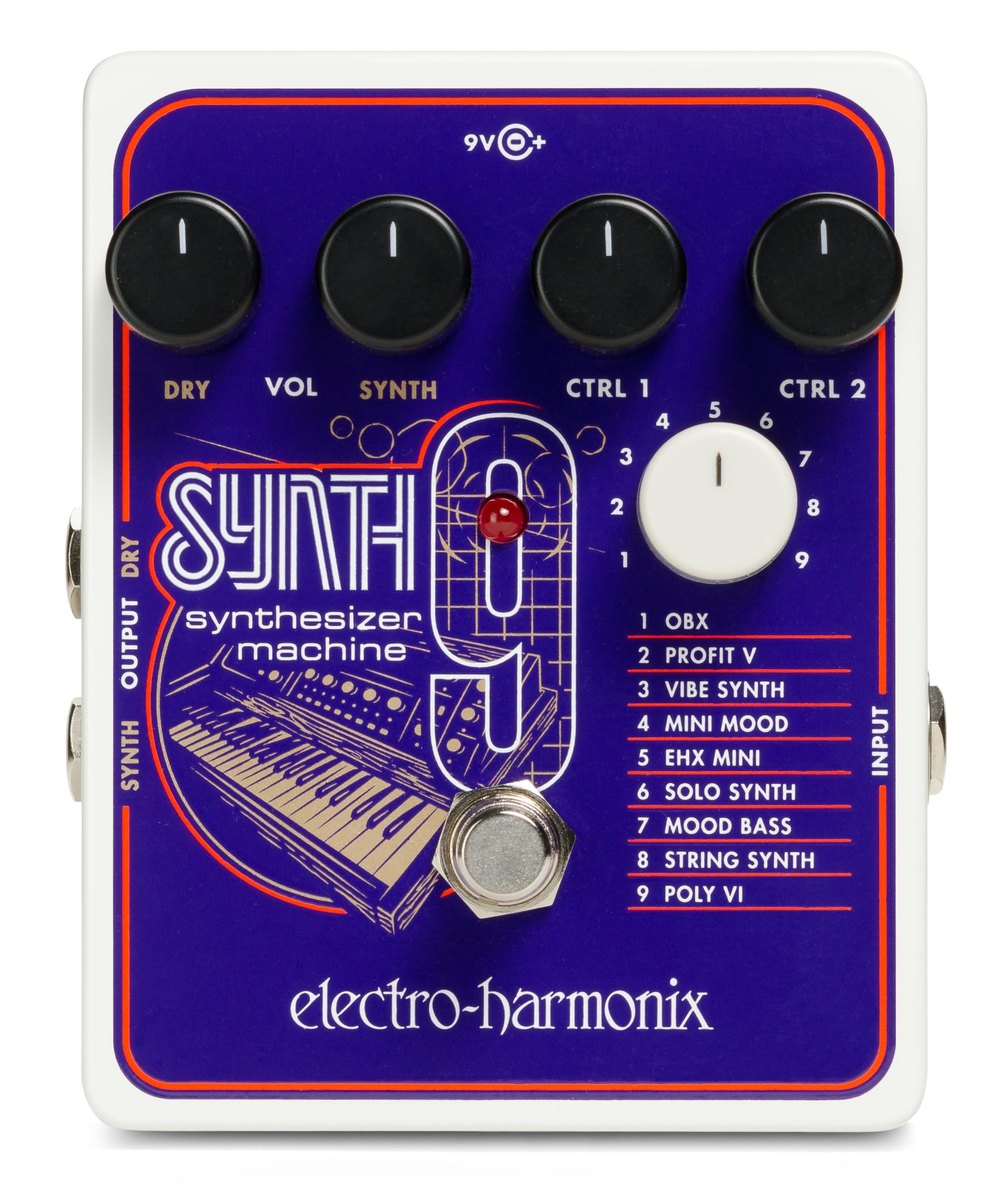 Electro-Harmonix SYNTH9 Synthesizer Machine Pedal