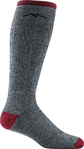 DARN TOUGH (Style 1955) Men's Mountaineering Hike/Trek Sock - Smoke, XXL