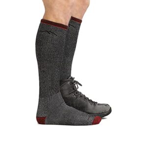 DARN TOUGH (Style 1955) Men's Mountaineering Hike/Trek Sock - Smoke, XXL