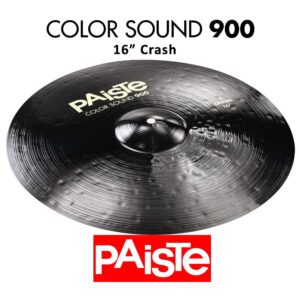 Paiste 16 Inches Color Sound 900 Black Crash Cymbal