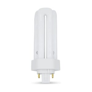 technical precision 32w bulb triple tube compact fluorescent light bulb replacement for panasonic fht32e35 light bulb t4 4 pin cfl bulb with gx24q-3 base - 3500k neutral white - 2400 lumens