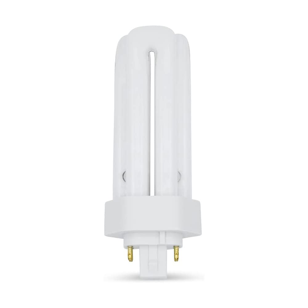 Technical Precision 32W Bulb Triple Tube Compact Fluorescent Light Bulb Replacement for Panasonic FHT32E35 Light Bulb T4 4 Pin CFL Bulb with GX24Q-3 Base - 3500K Neutral White - 2400 Lumens