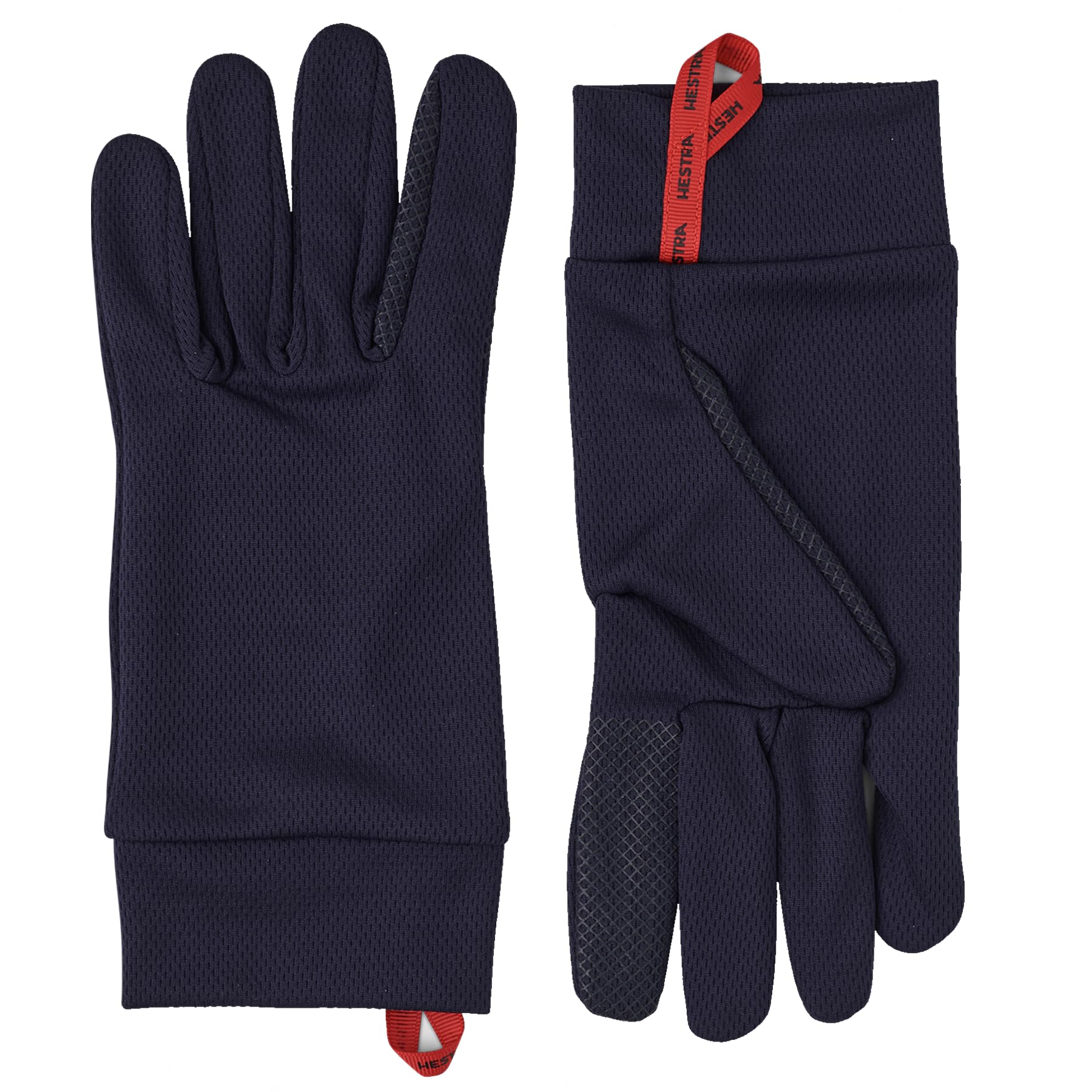 Hestra Touch Point Dry Wool Liner - Machine Washable, Touch Screen Compatible Liner For Additional Layering Or As A Thin Glove - Navy - 9