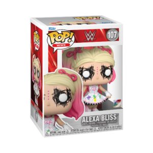 funko pop! wwe: alexa bliss - wrestle mania 37 with chase (styles may vary)