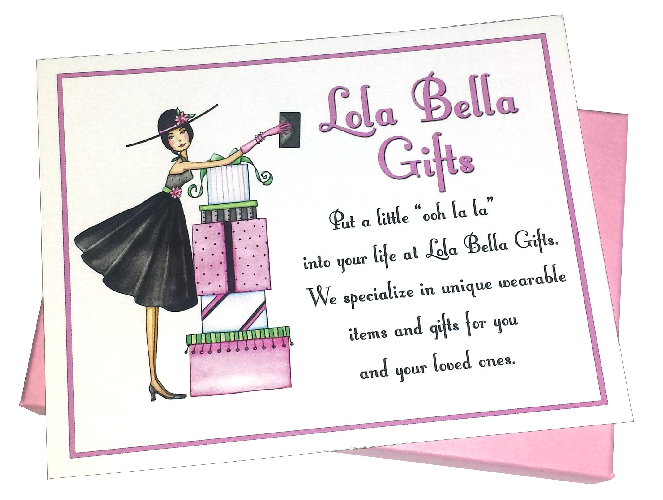 Lola Bella Gifts Crystal Bluebird of Happiness Pendant Necklace with Gift Box