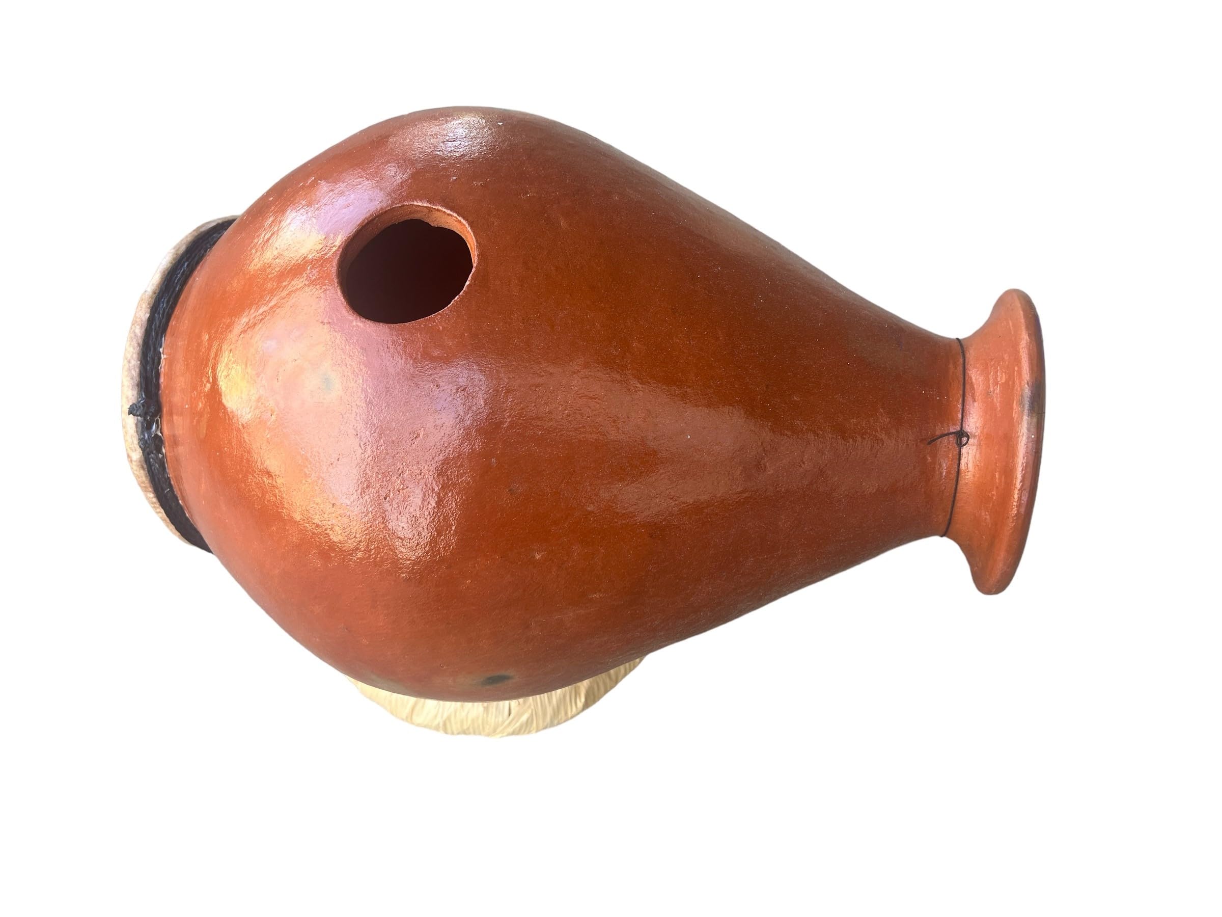 Udu clay drum with goat skin (Udu)