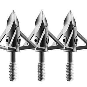 Ramcat Fixed Broadheads (Diamondback Deep Six - 100 Grain, 3 Pack)