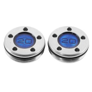 muxsam compatible with scotty cameron select newport studio design,2 pieces golf custom putter weights (20g)(blue)