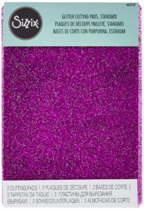 sizzix siz662142 cutting pad standard purple silver glitter purpleslr