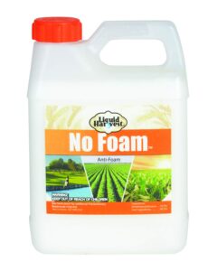 no foam - anti-foam quart, defoamer for spray tanks, eliminate unwanted foaming in gallon hand sprayers, recirculating sprayers and other highly agitated solutions