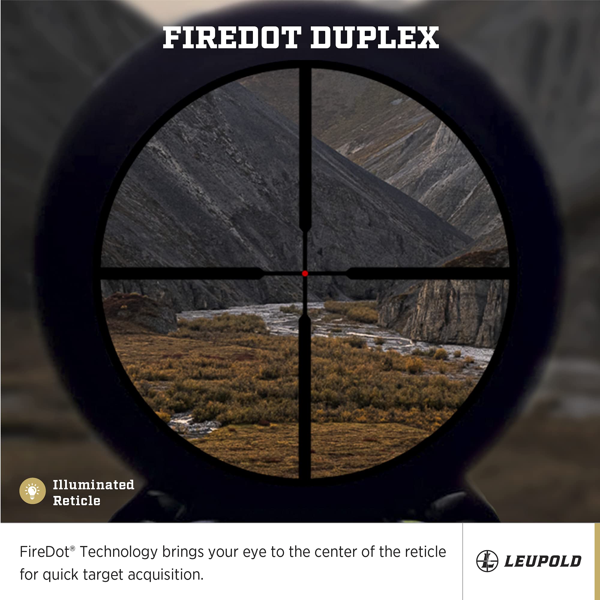 Leupold VX-5HD 2-10x42 (30mm) CDS-ZL2 Illum. FireDot Duplex Reticle Riflescope