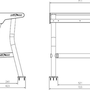 Dolphin T Tops 29" Leaning Post Bench Seat, Integrated 4 Rod Holders, Fits Most Fishing, Center Console, and Bay Boats, Heavy Duty Anodized Aluminum, Length 29 inch, Width 15.7 inch, Easy Install