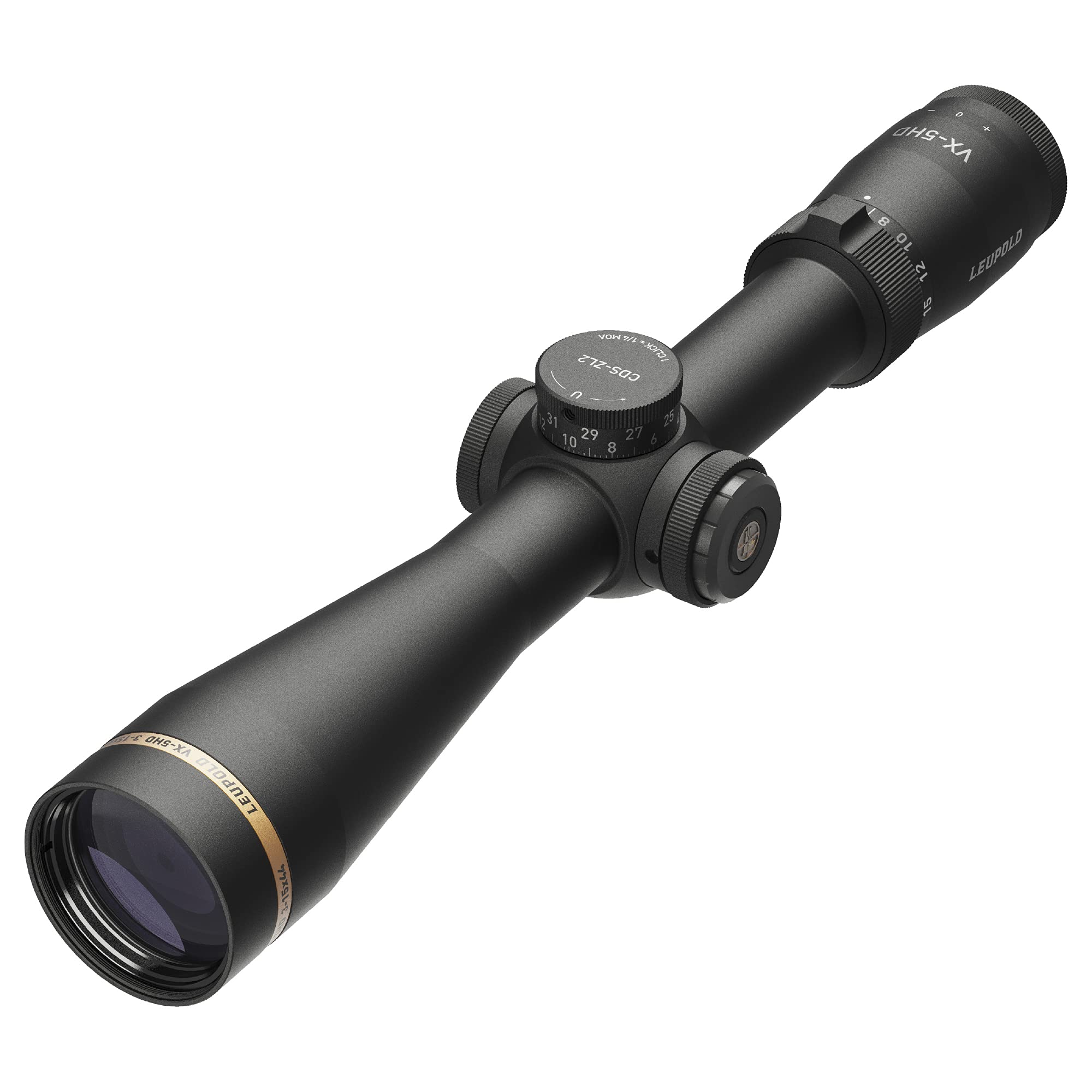 Leupold VX-5HD 3-15x44 (30mm) CDS-ZL2 Side Focus Illum. FireDot Duplex Reticle Riflescope