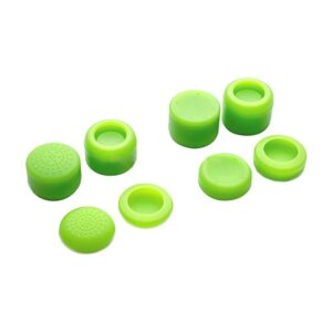 Ambertown Pack of 8 pcs Analog Controller Gamepad Raised Antislip Thumb Stick Grips Thumbsticks Joystick Cap Cover for PS5, PS4, PS3, Switch Pro, Xbox one, Xbox 360, Wii U, PS2 Controller (Green)