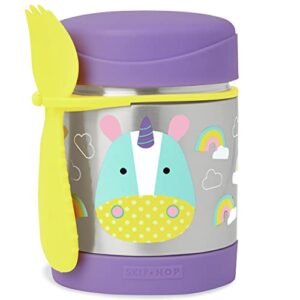 skip hop insulated baby food jar, zoo, unicorn